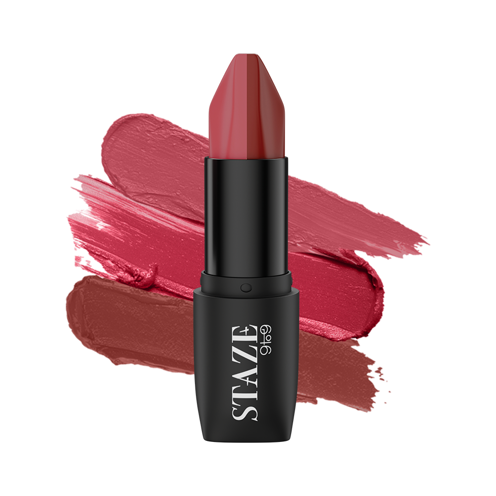 Love Tri-Angle 3 In 1 Lipstick - 01 Brick Pink – Staze Beauty