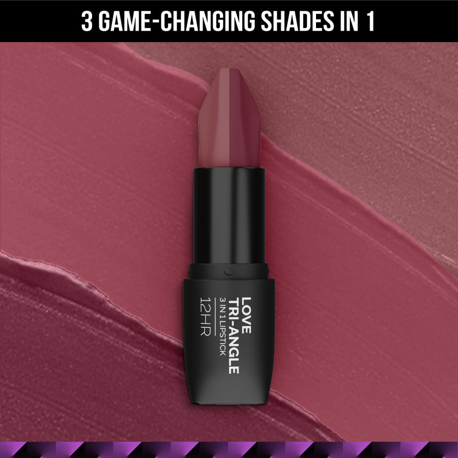 Love Tri-Angle 3 In 1 Lipstick – Staze Beauty
