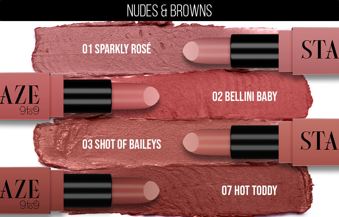 Staze Creme De La Matte - Creamy Matte Lipstick – Staze Beauty