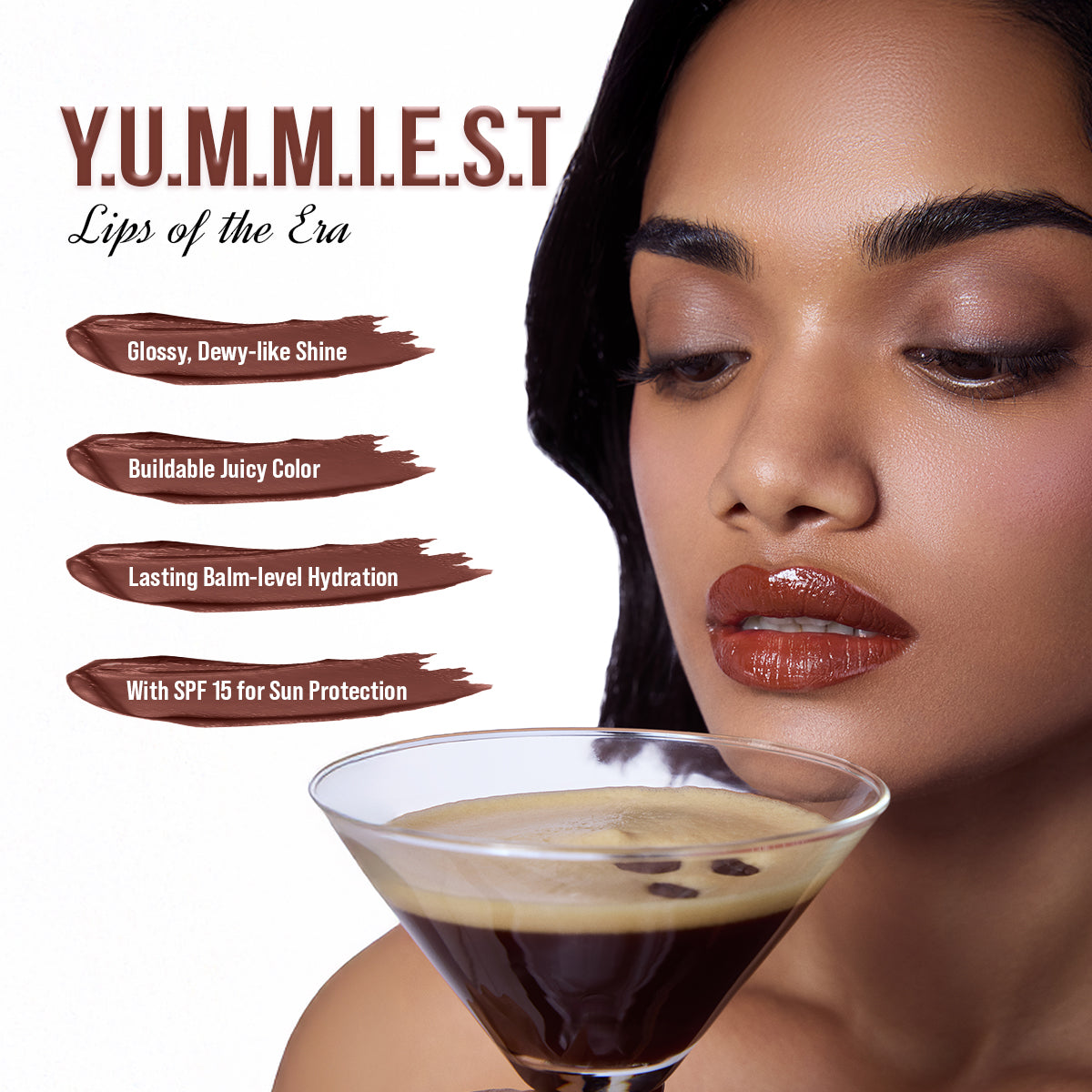 Y.U.M.M.Y Lip Gloss Balm - 05 Double Espresso – Staze Beauty