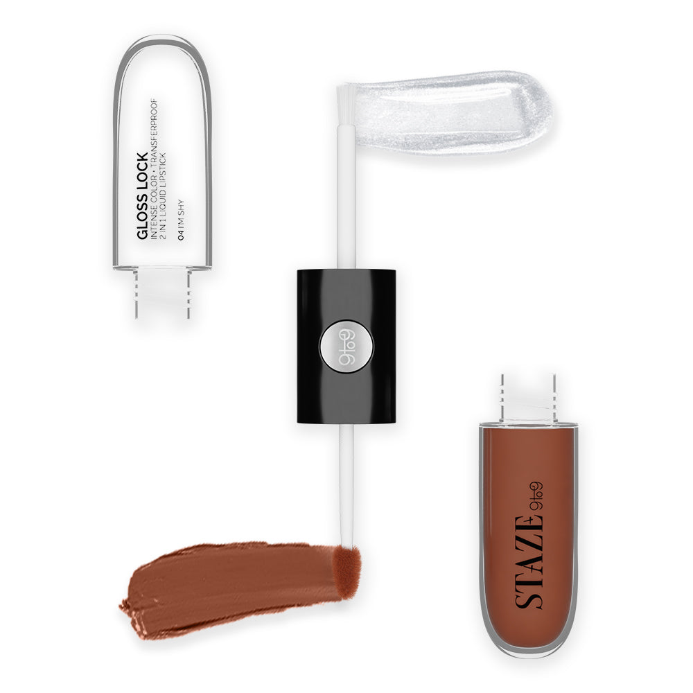 Gloss Lock 2-in-1 Liquid Lipstick - 04 I'm Shy – Staze Beauty